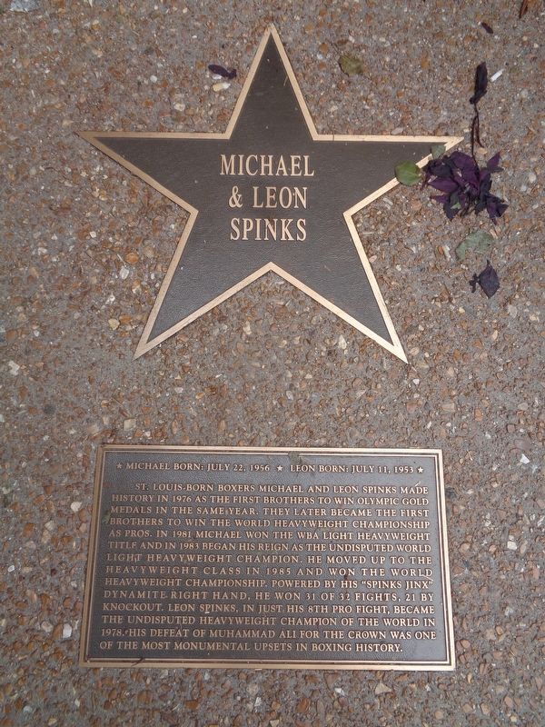 Michael & Leon Spinks Historical Marker