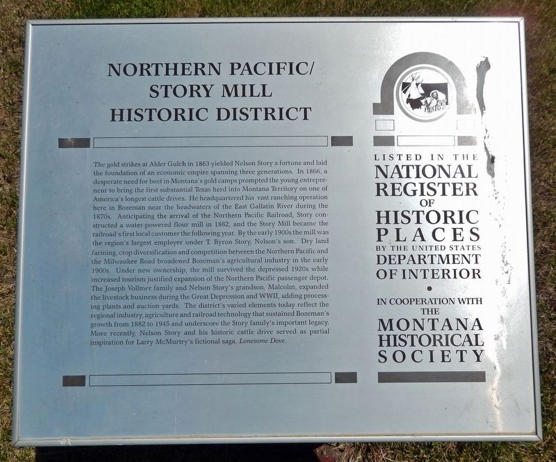 Northern Pacific/Story Mill Historic District Historical Marker