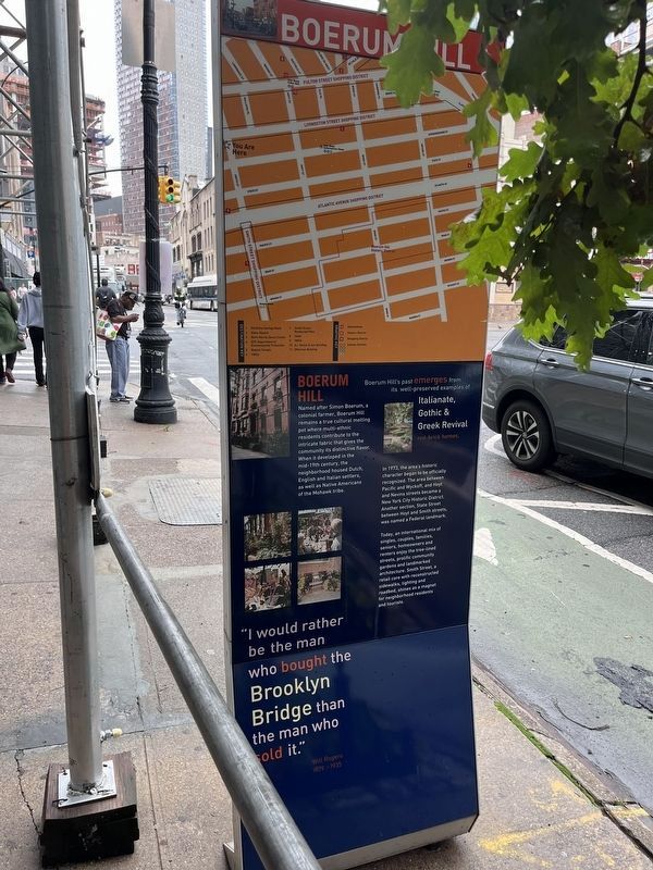 Boerum Hill / Downtown Brooklyn Historical Marker