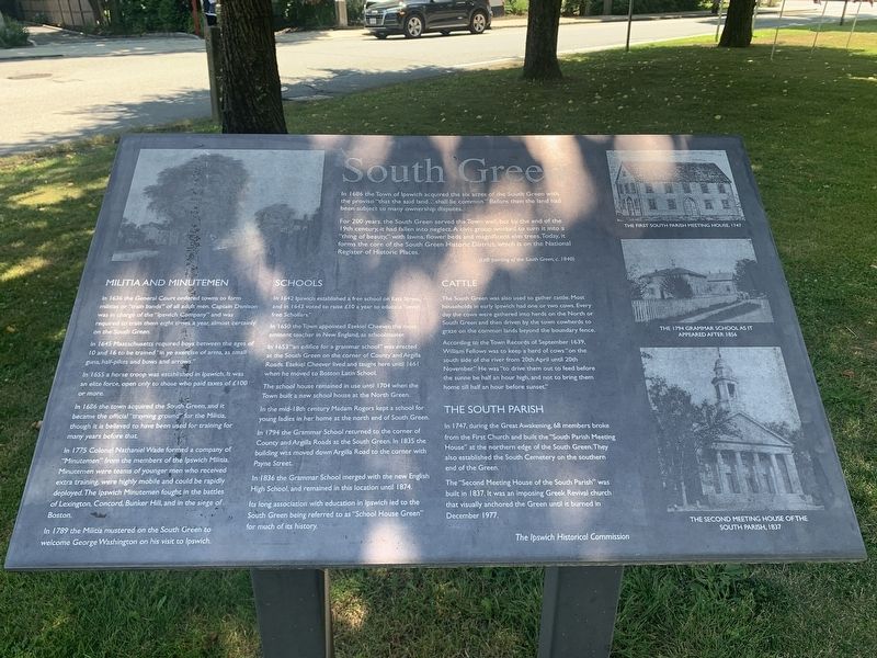 South Green Historical Marker