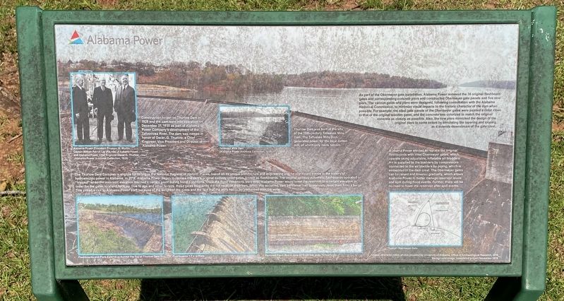 Thurlow Dam Historical Marker