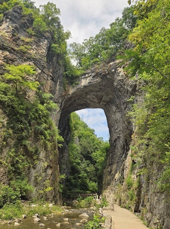 Natural Bridge Historical Marker
