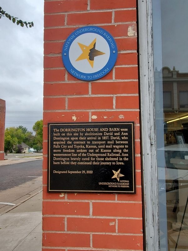 The Dorrington House Historical Marker