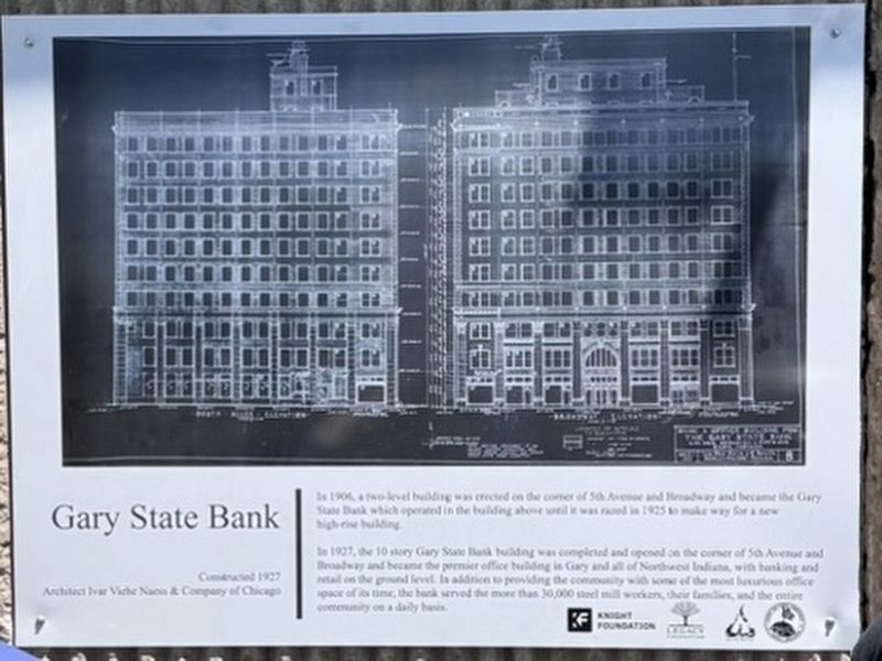 Gary State Bank Historical Marker