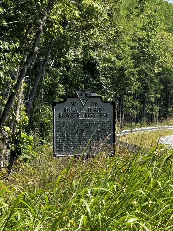 Rosa L. Dixon Bowser (1855-1931) Historical Marker