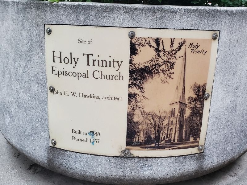 Site of Holy Trinity Church Historical Marker