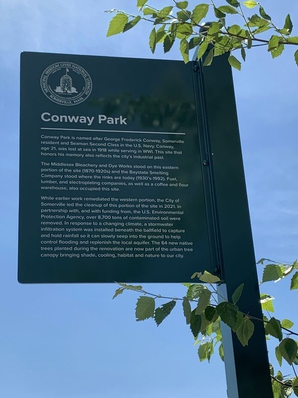 Conway Park Historical Marker