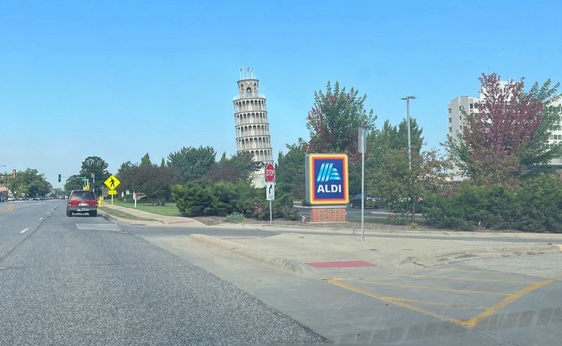 Leaning Tower of Niles Historical Marker