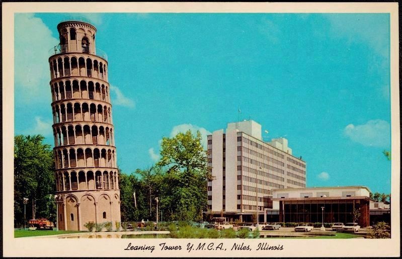 Leaning Tower of Niles Historical Marker