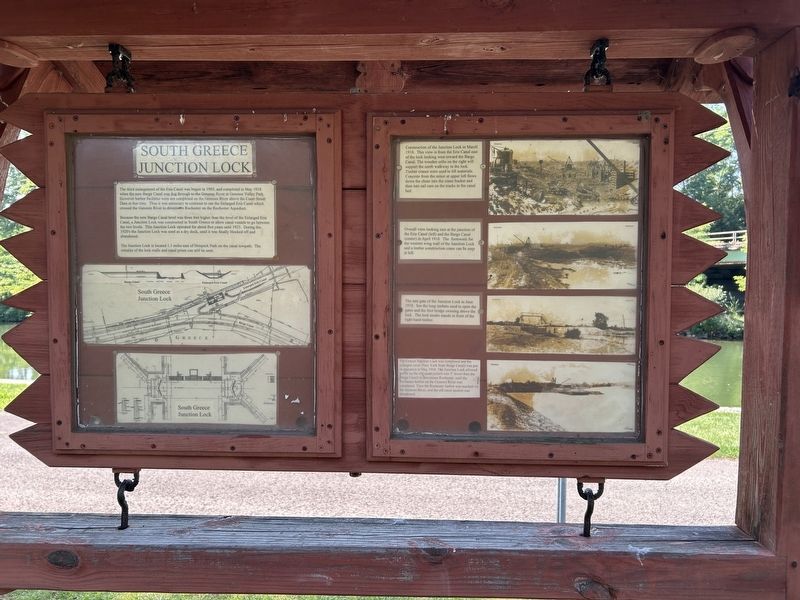 South Greece Junction Lock Historical Marker