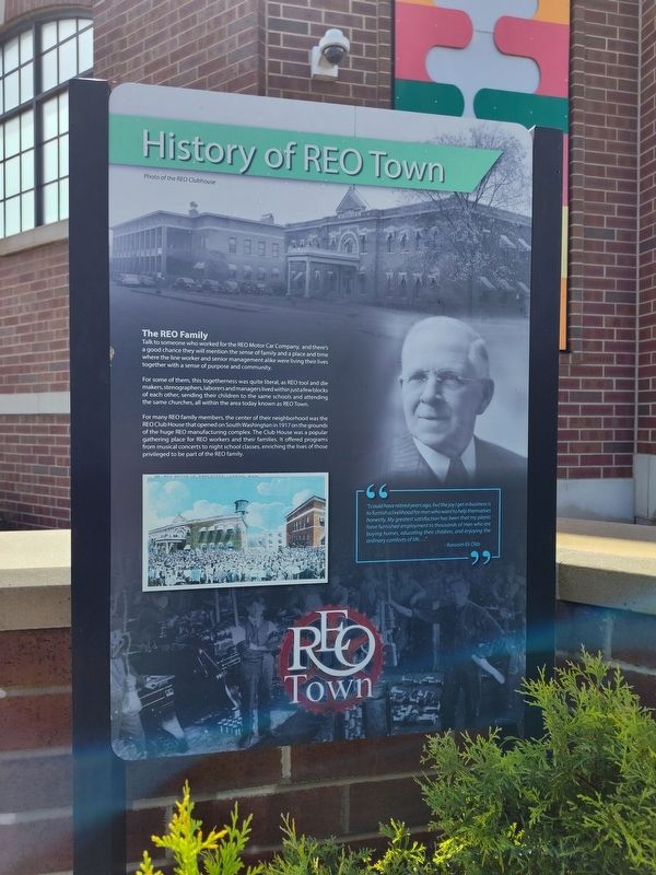 History of REO Town Historical Marker