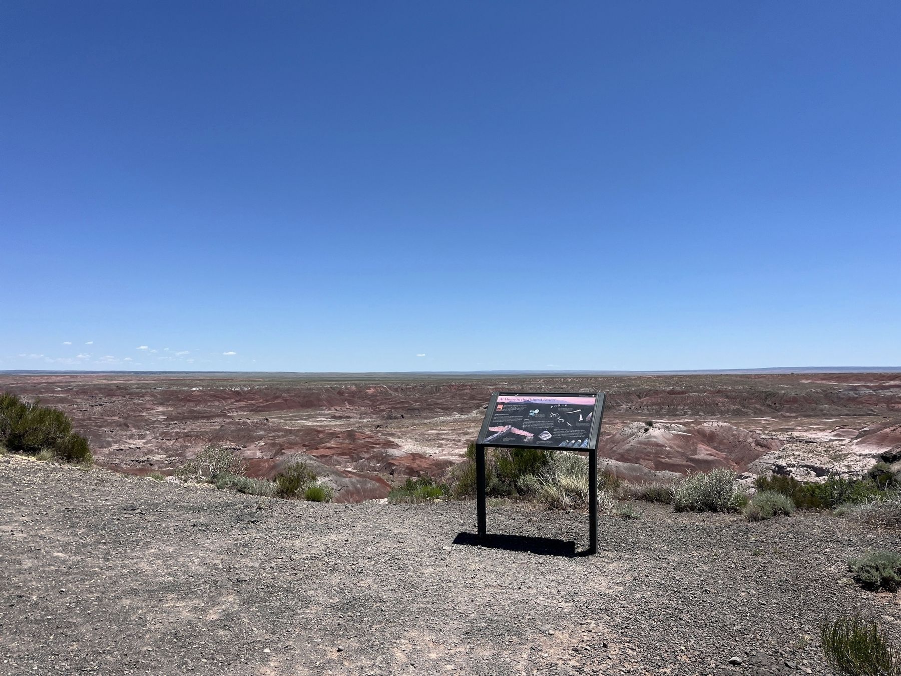 At Home in the Painted Desert Historical Marker
