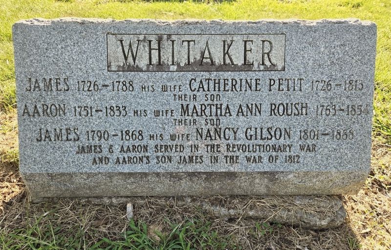 Aaron Whitaker Historical Marker