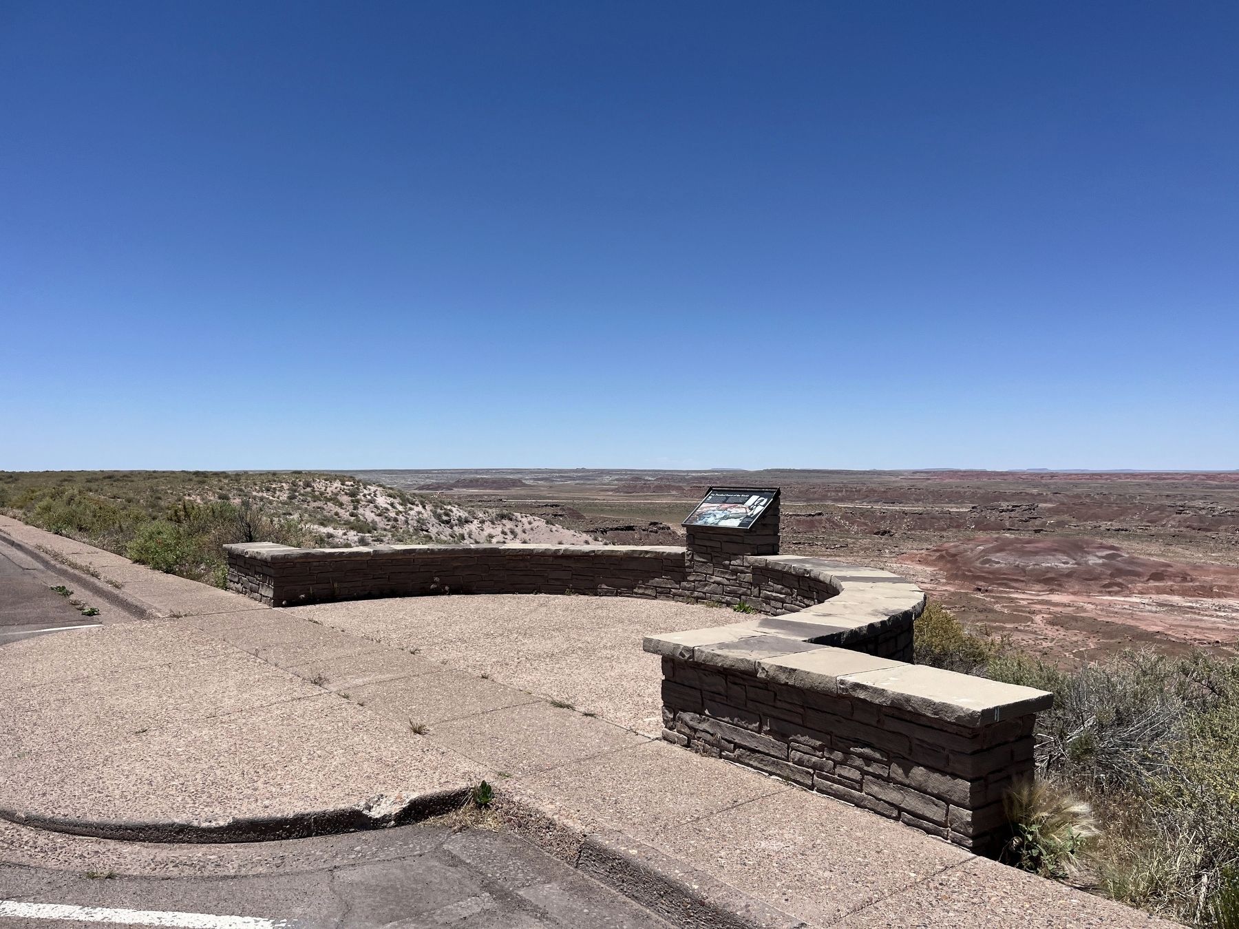 The Petrified Forest of the World Historical Marker