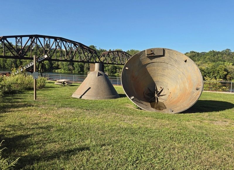 Blast Furnace Bells and Hopper Historical Marker