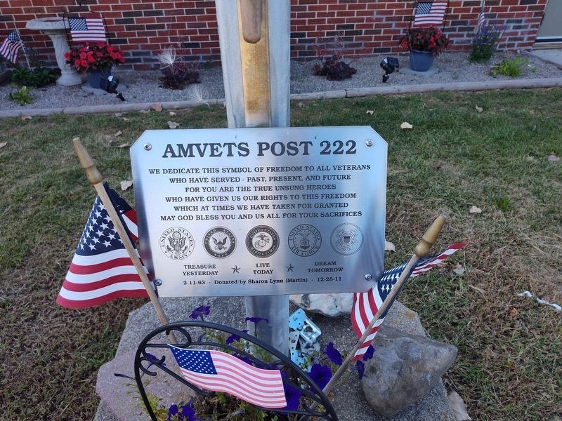 AmVets Post No. 222 Veterans Memorial, a War Memorial