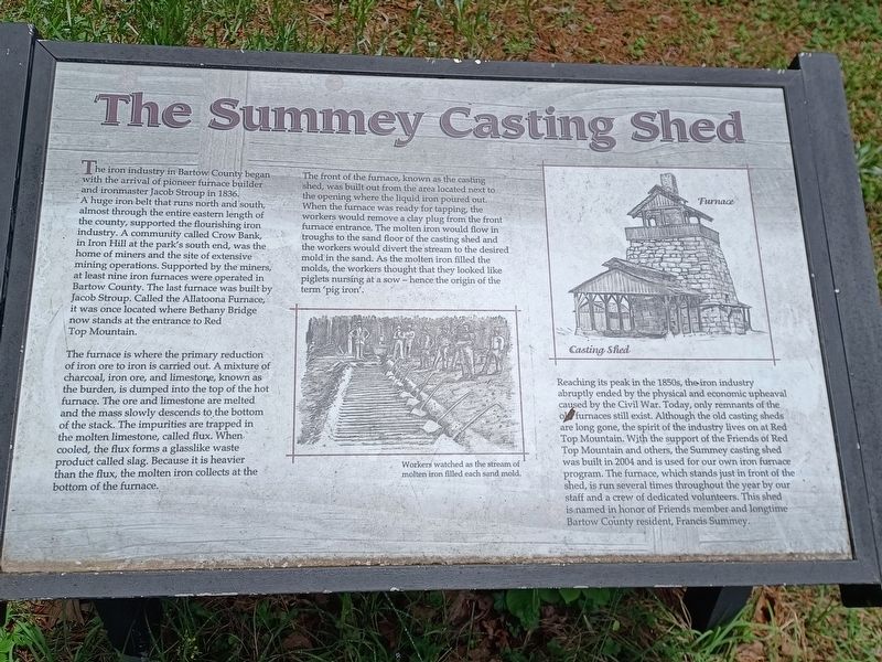 The Summey Casting Shed Historical Marker