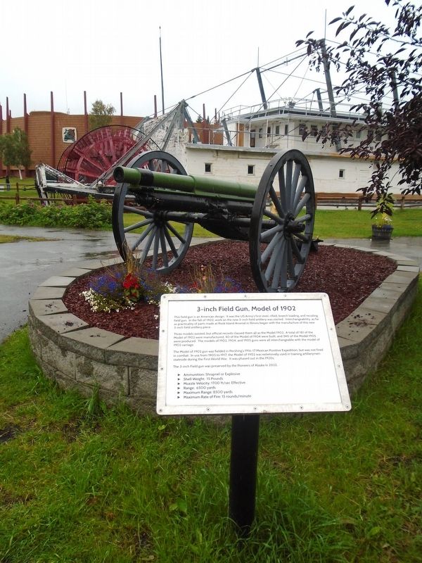 3-inch Field Gun, Model of 1902 Historical Marker