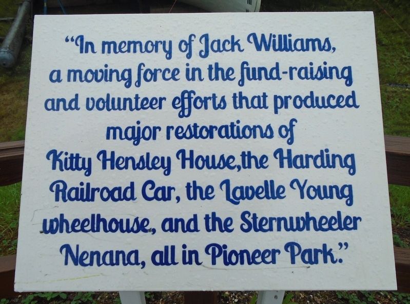 Jack Williams Historical Marker