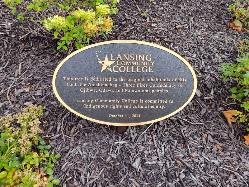 The Anishinaabeg Historical Marker