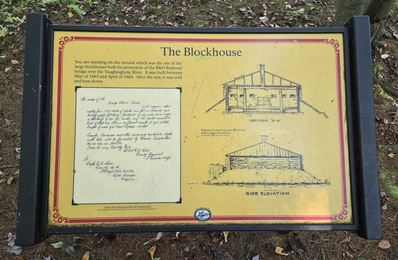 The Blockhouse Historical Marker