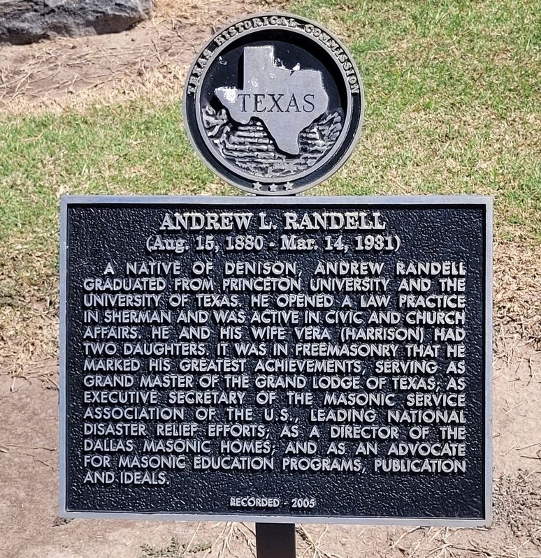 Andrew L. Randell Historical Marker