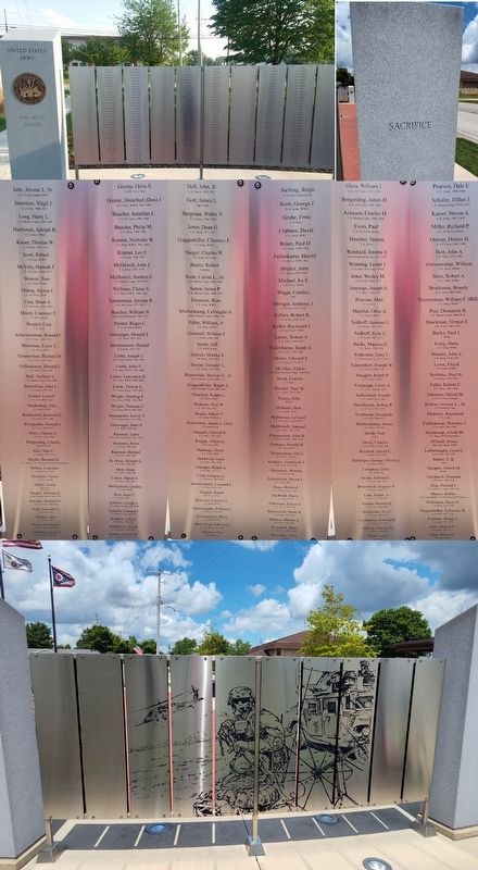 Fort Recovery Veterans Plaza, a War Memorial