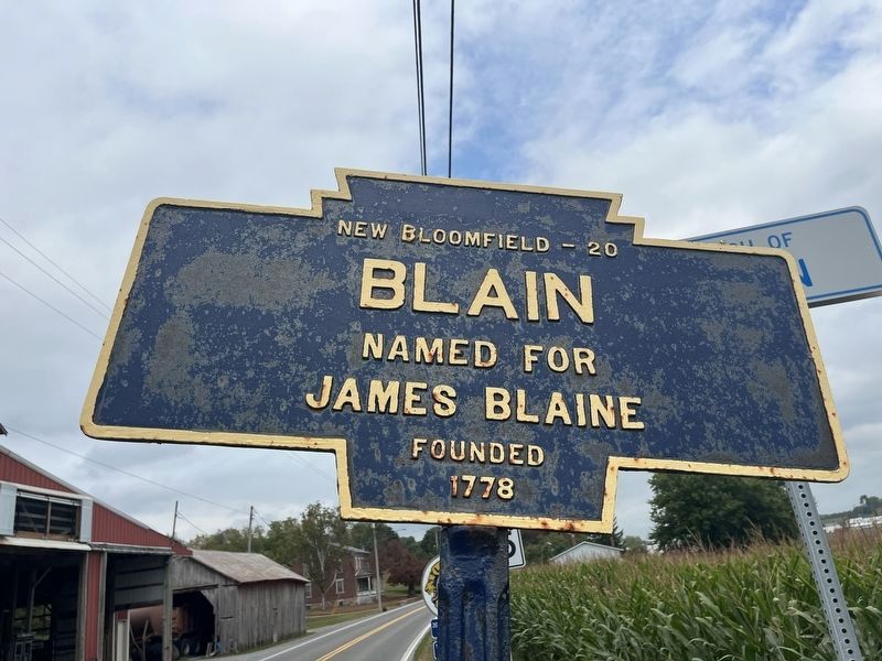 Blain Historical Marker