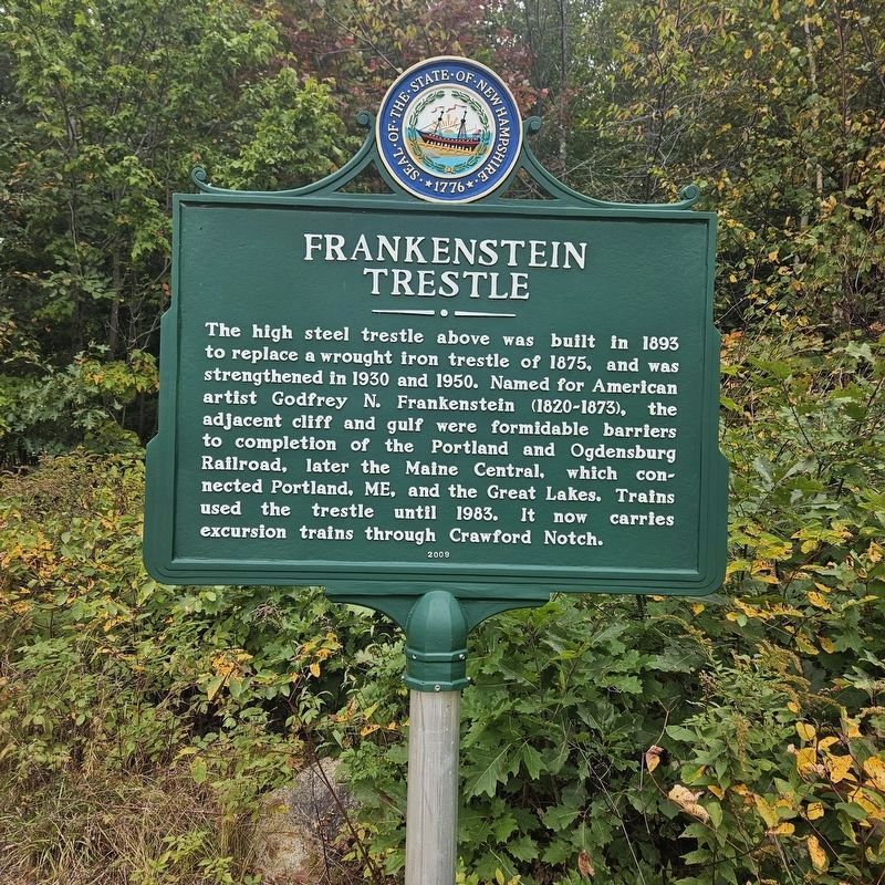 Frankenstein Trestle Historical Marker