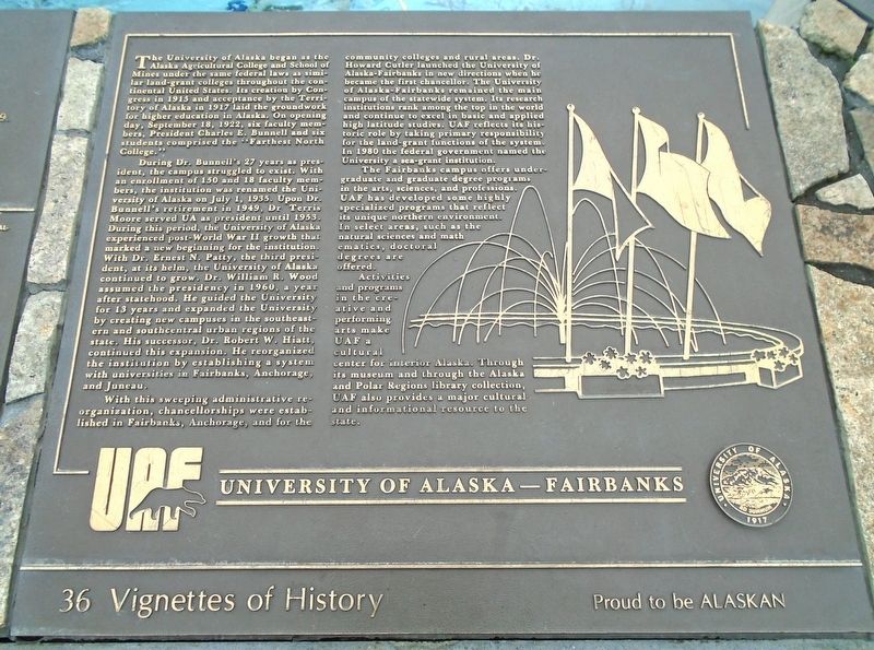University of Alaska—Fairbanks Historical Marker