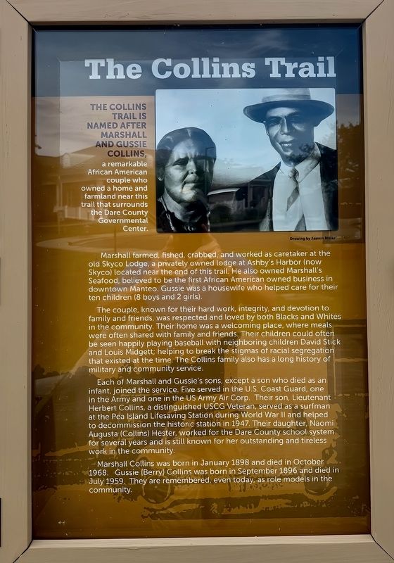 The Collins Trail Historical Marker
