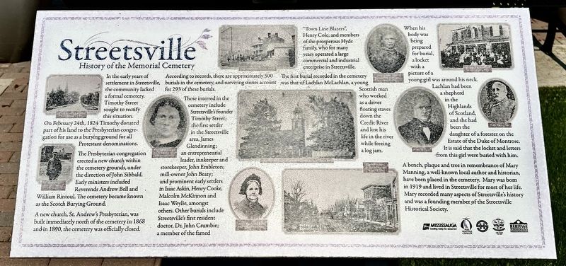 Streetsville Historical Marker