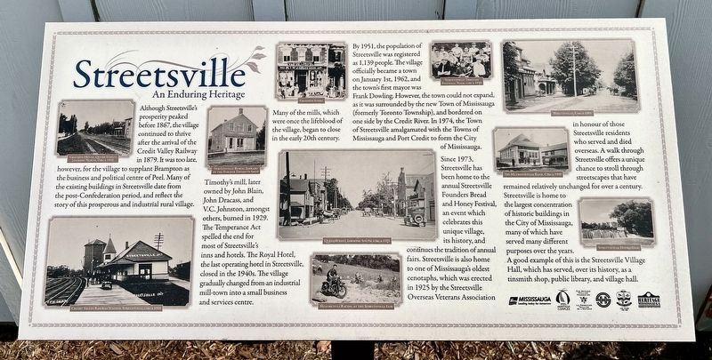 Streetsville Historical Marker