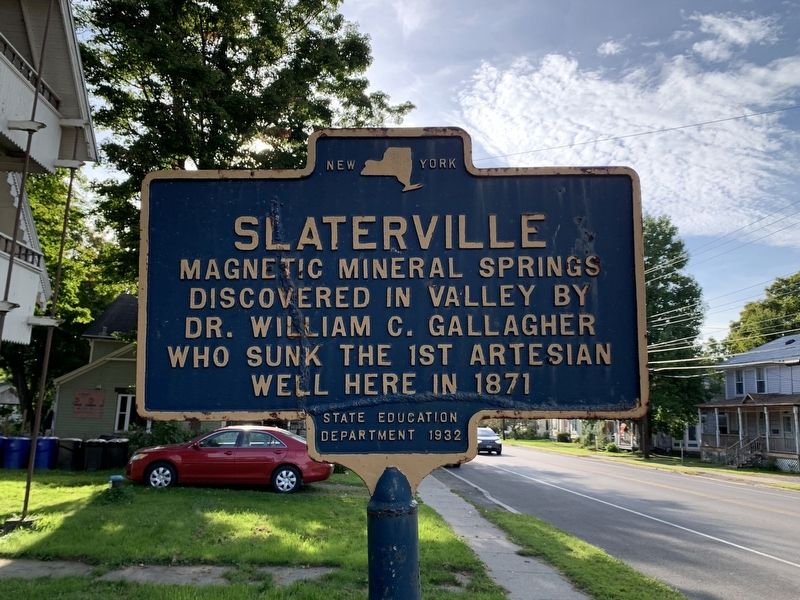 Slaterville Historical Marker