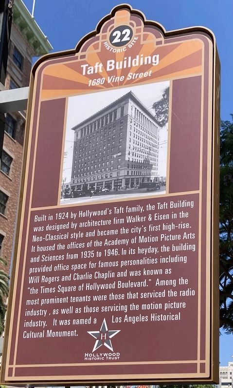 Taft Building Historical Marker