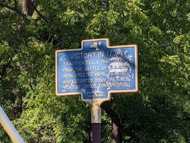 Victory in 1777 Historical Marker