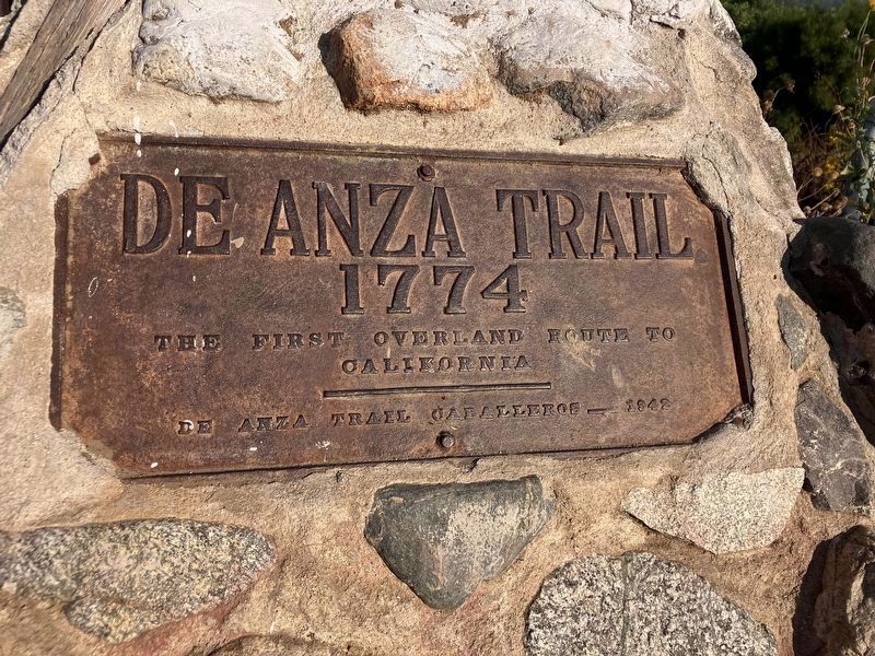 De Anza Trail Historical Marker