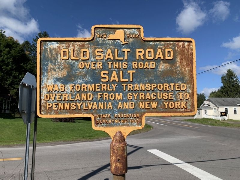 Old Salt Road Historical Marker