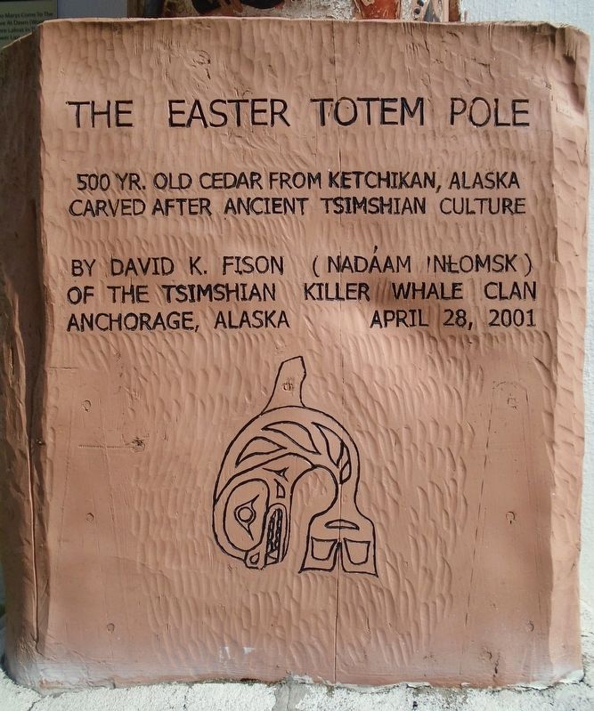 The Easter Totem Pole Historical Marker