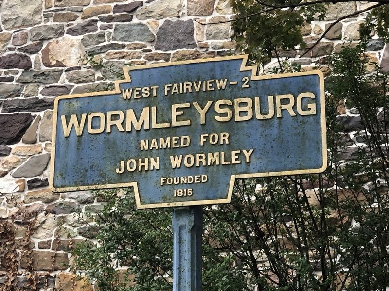 Wormleysburg Historical Marker