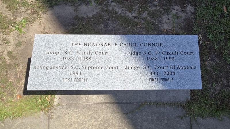 The Honorable Carol Connor Historical Marker