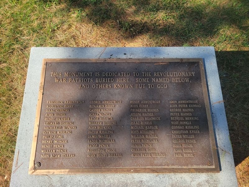 Revolutionary War Patriots Monument, a War Memorial