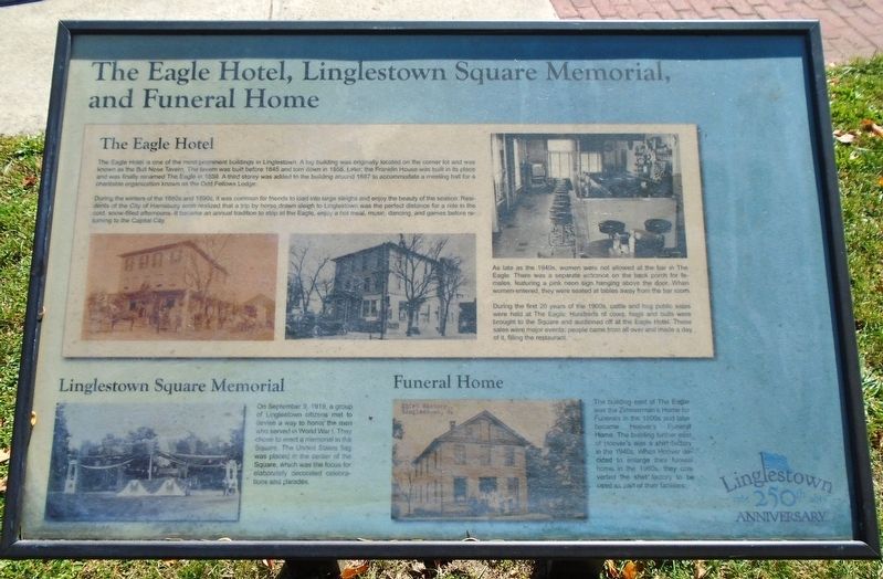 The Eagle Hotel, Linglestown Square Memorial, and Funeral Home ...