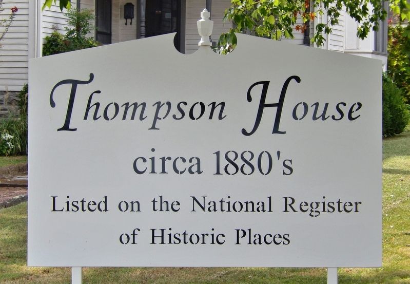 Thompson House Historical Marker