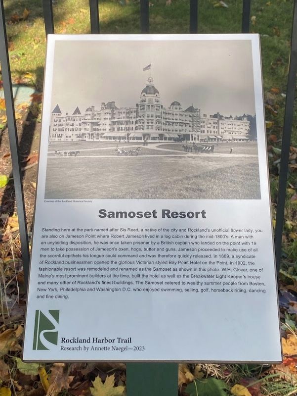 Samoset Resort Historical Marker
