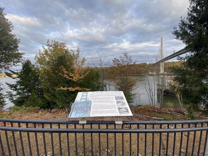 The Waldo-Hancock Bridge Historical Marker