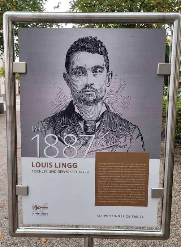 Louis Lingg Historical Marker
