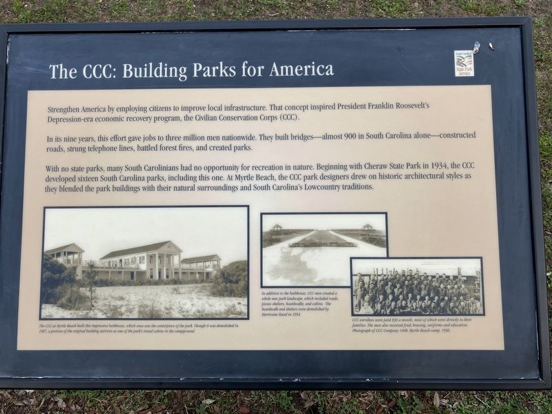 The CCC: Building Parks for America Historical Marker