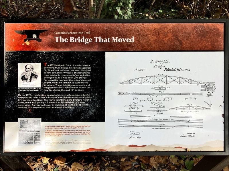 The Bridge that Moved Historical Marker