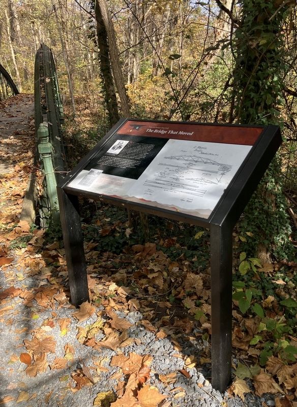 The Bridge that Moved Historical Marker